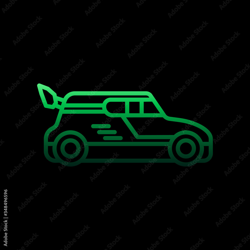 drift car nolan icon. Simple thin line, outline vector of motor sports ...