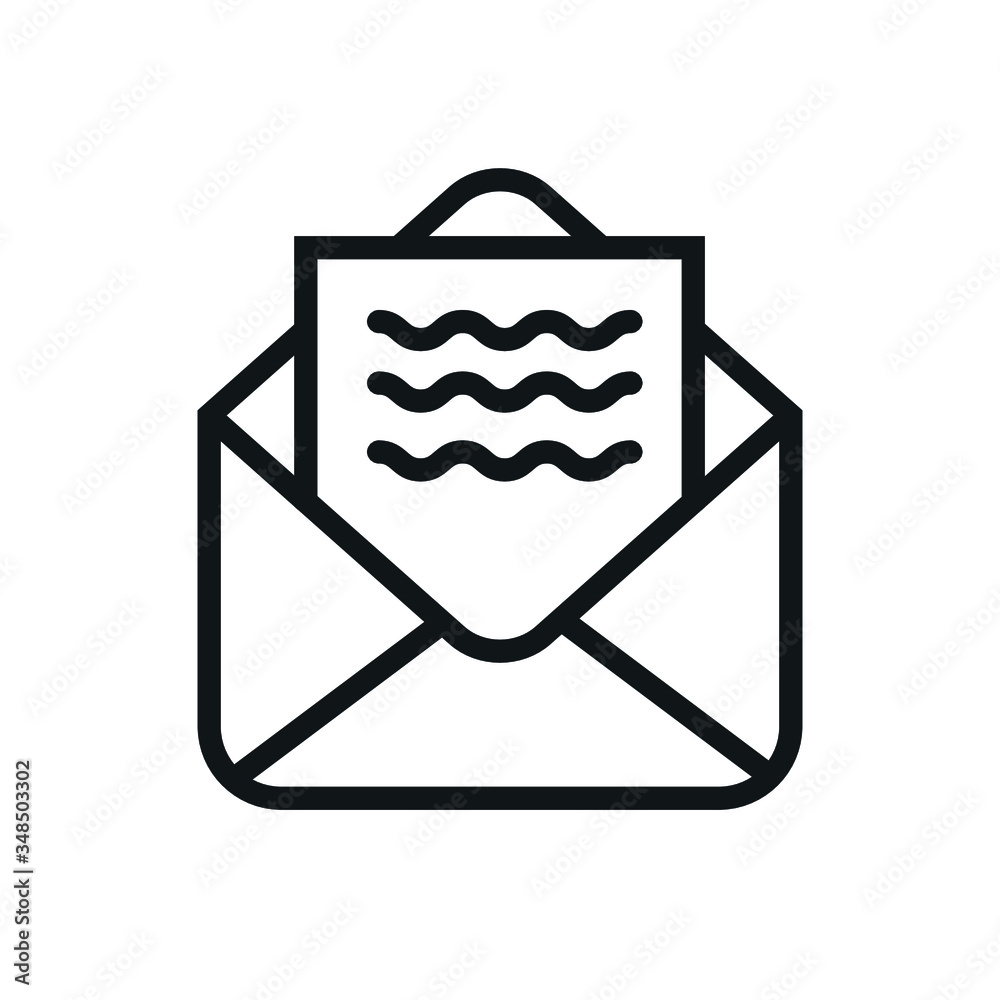 Mail icon. Envelope sign. Vector Illustration. Transparent background ...