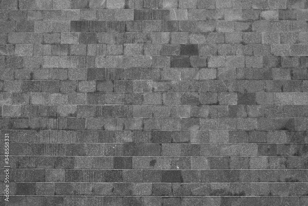 Gray tiles pattern wall background Stock Photo | Adobe Stock