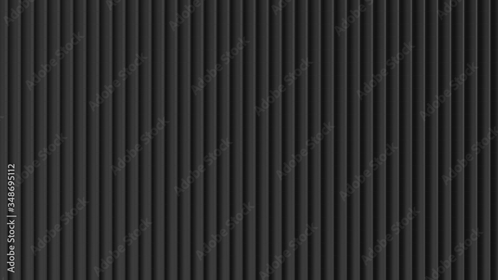 3d rendering of black brushed metal background with smooth highlight ...