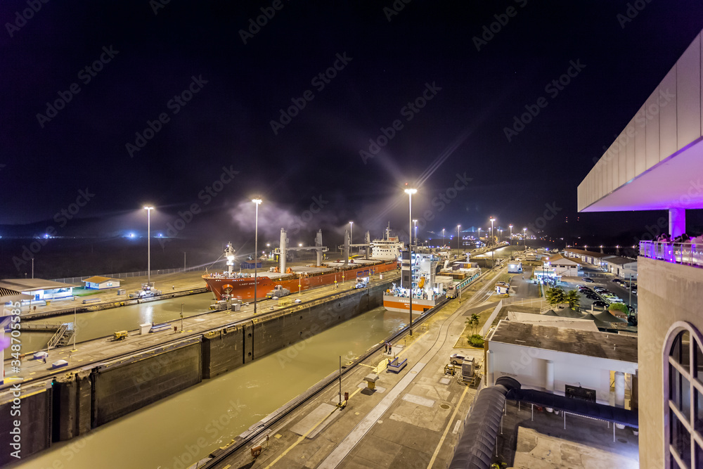 The Panama Canal is an interoceanic navigation route between the ...
