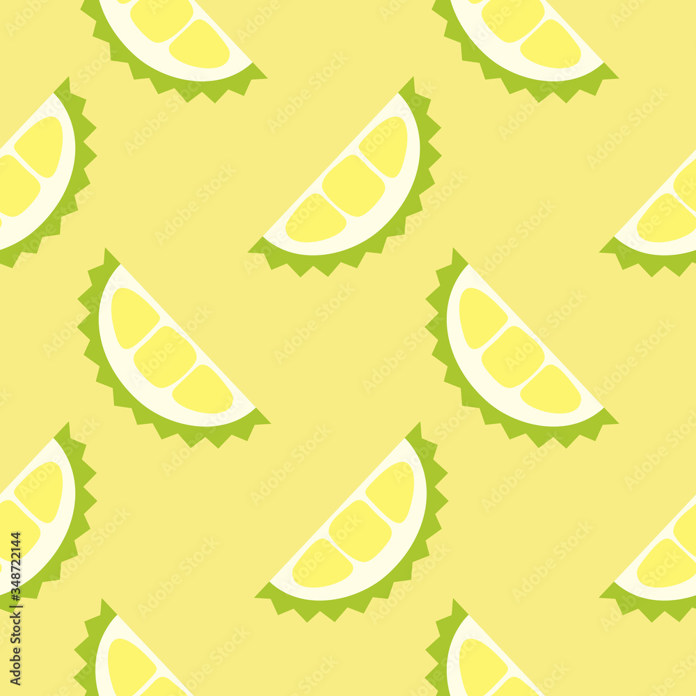 durian seamless pattern for cartoon texture, textile fabric, print ...
