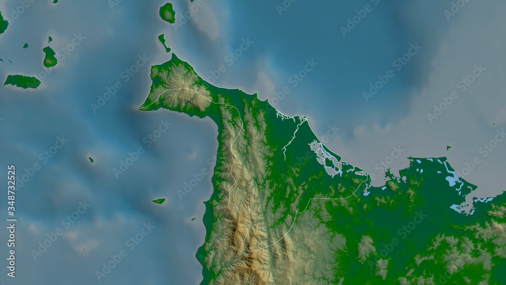 Aklan, Philippines - outlined. Physical Stock Illustration | Adobe Stock