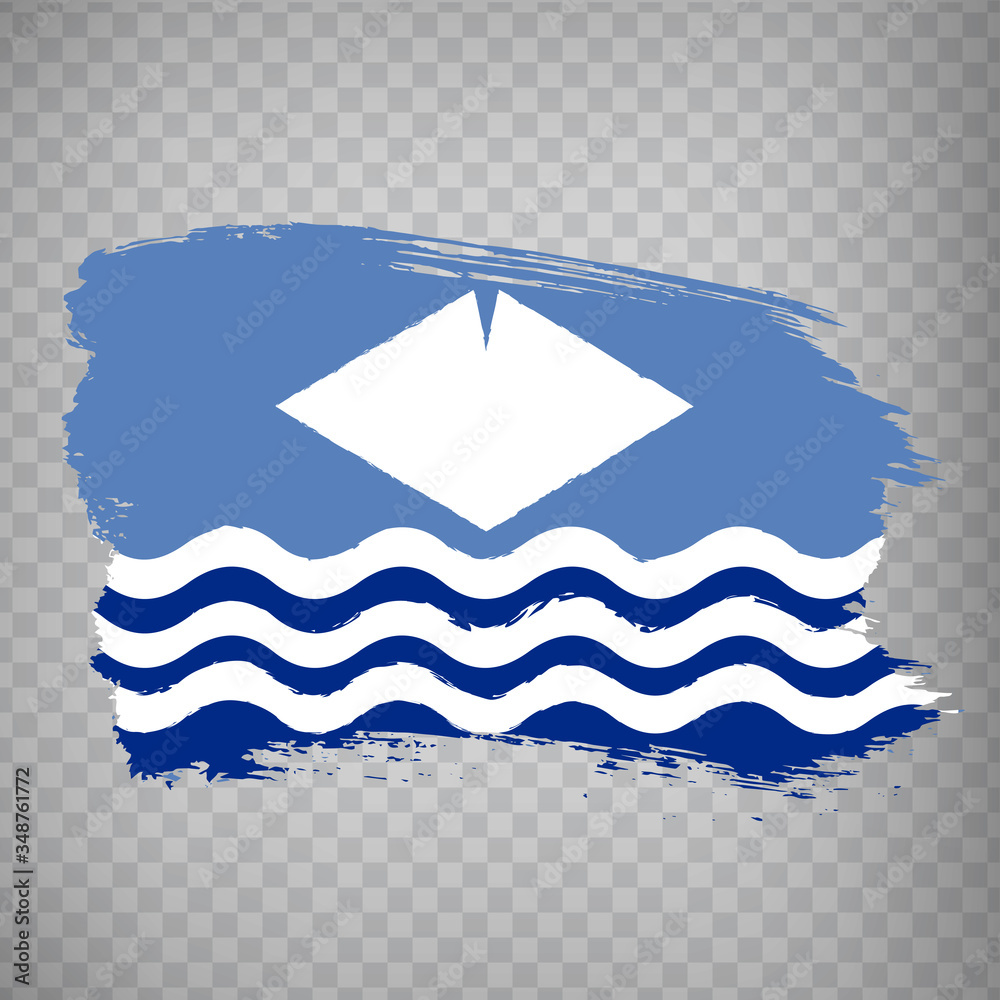 Flag Isle Of Wight from brush strokes. Flag Isle Of Wight on ...