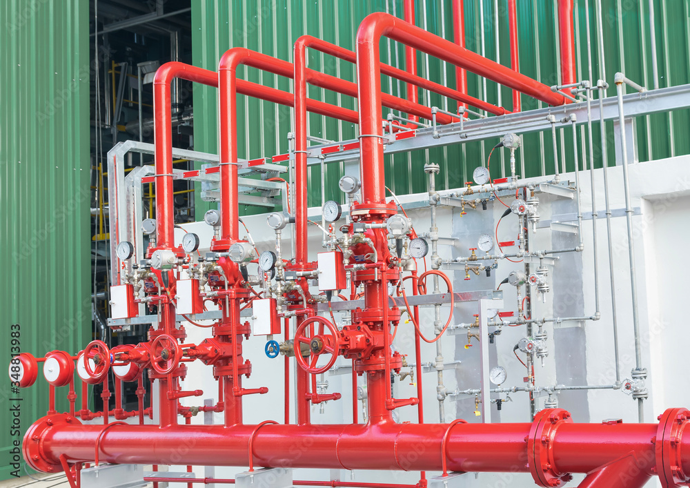 Water valve for fire fighting systems, water sprinkler and fire alarm ...