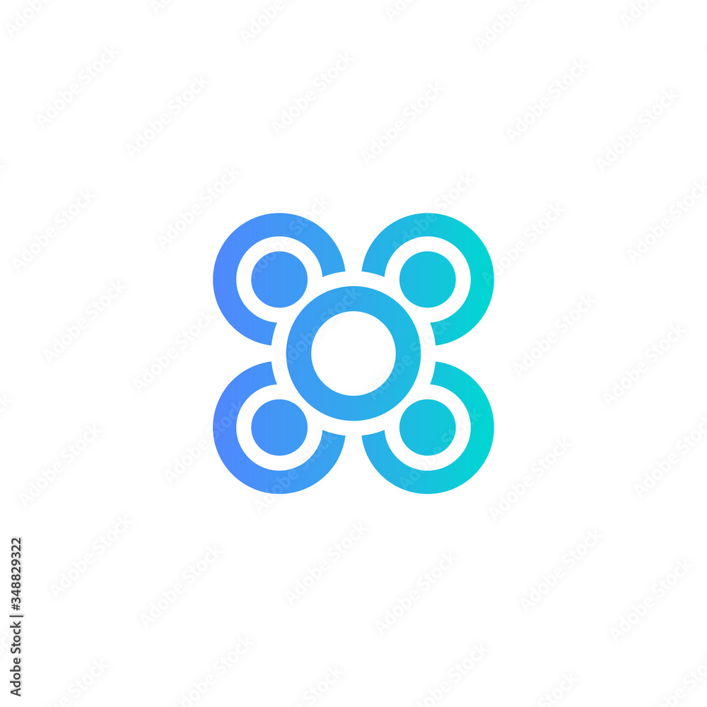 Business collaboration, team building meeting icon. Team cooperation ...