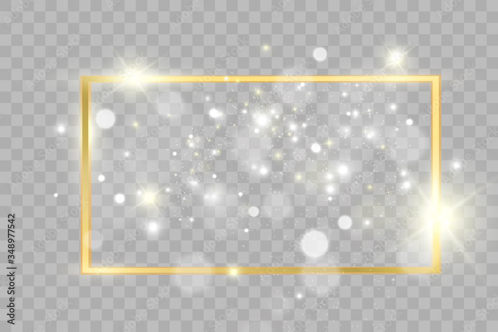 frame. Window, mirror. Transparent window with a frame. Glare on a flat ...