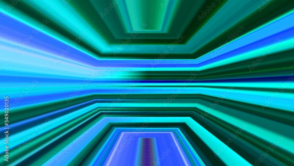 Vidéo Stock Abstract video background with a horizontal full-color ...