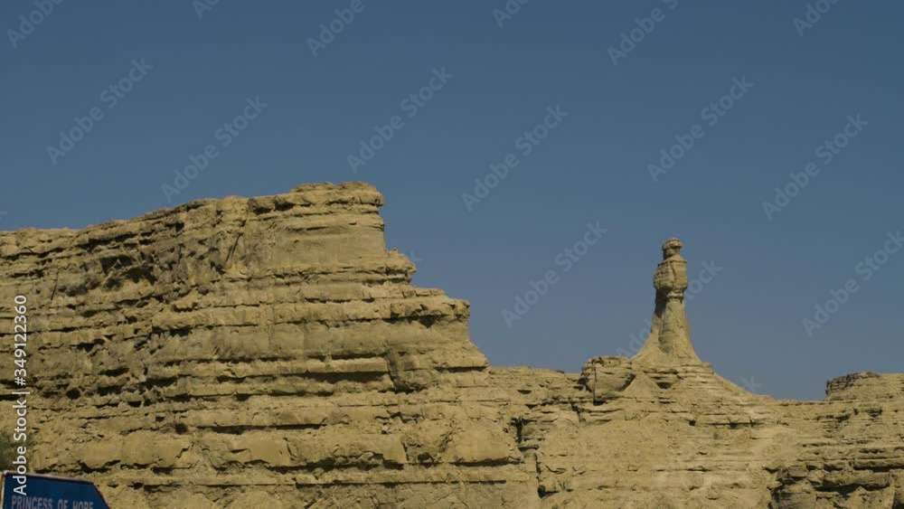 Vídeo do Stock: Drone footage of the ancient masterpiece natural rock ...