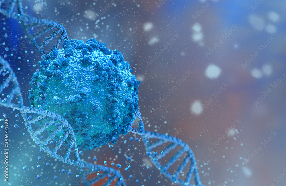 Coronavirus, a parasite harmful to health, harmful to the DNA chain ...