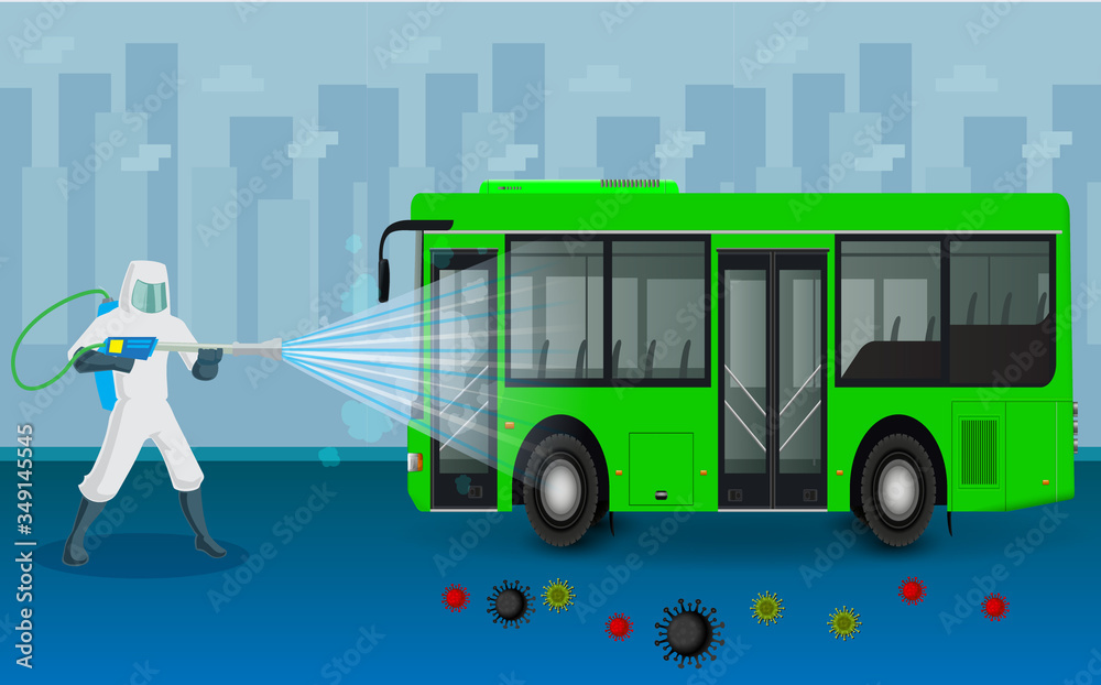 Vehicle sanitize and disinfectant services. Bus sanitize for covid 19 ...