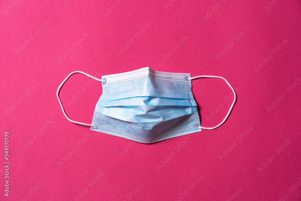 Surgical mask with the shape of the face for personal protection from ...