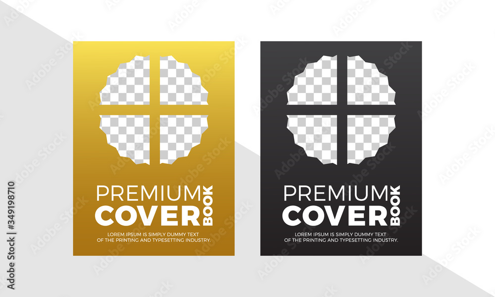 Royal Book Cover Design, Magazine Cover Page Design Stock Vector ...