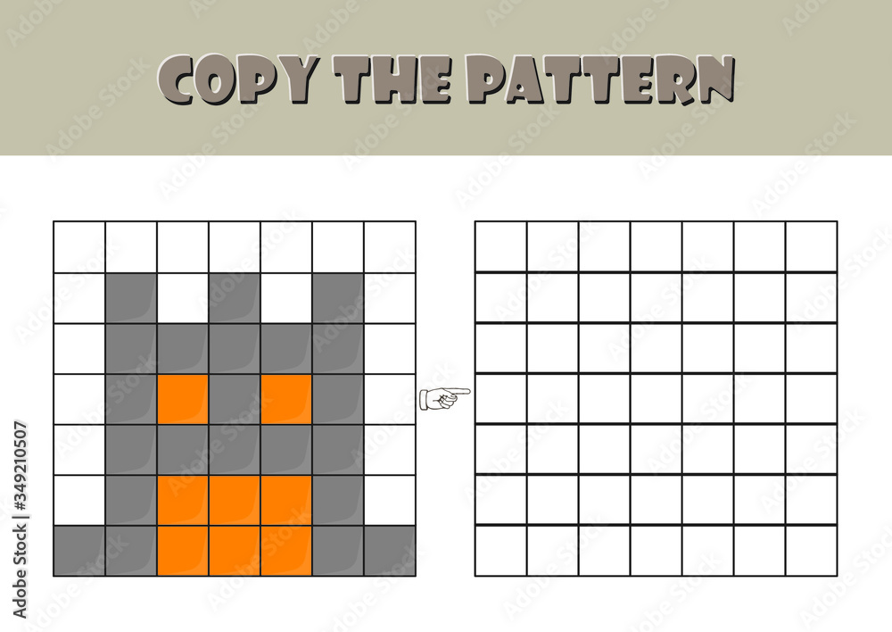 pixel art, fun activity pages for preschool and kindergarten, Color ...