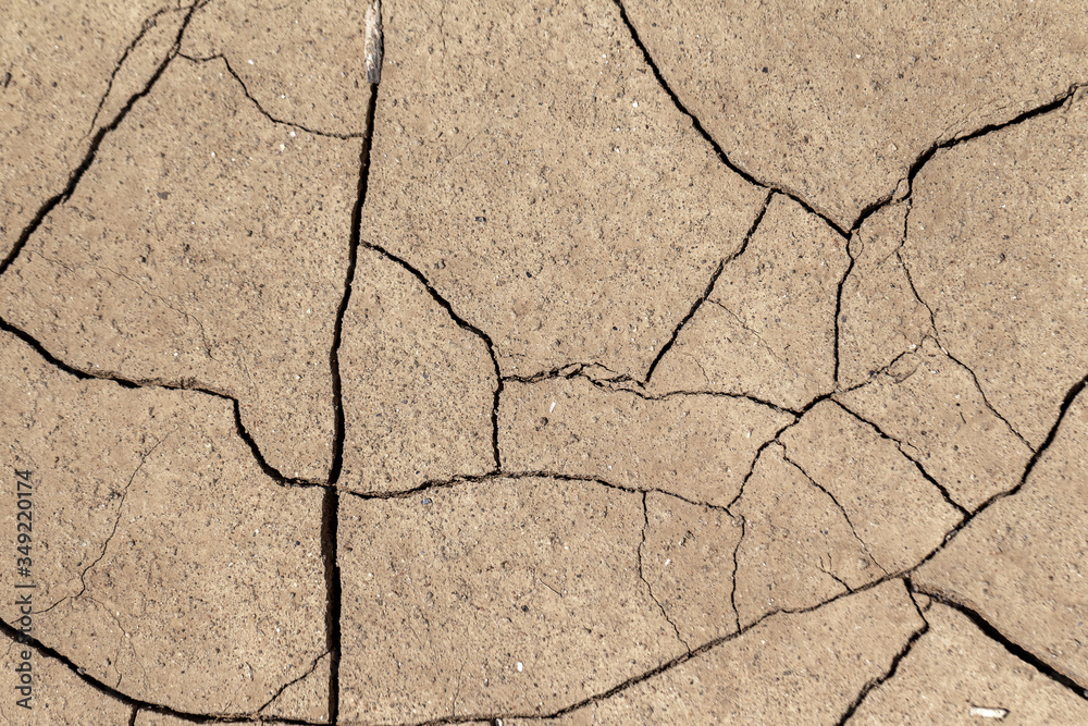 Cracked Earth. Concept: Cracks on surface of earth change as result of ...