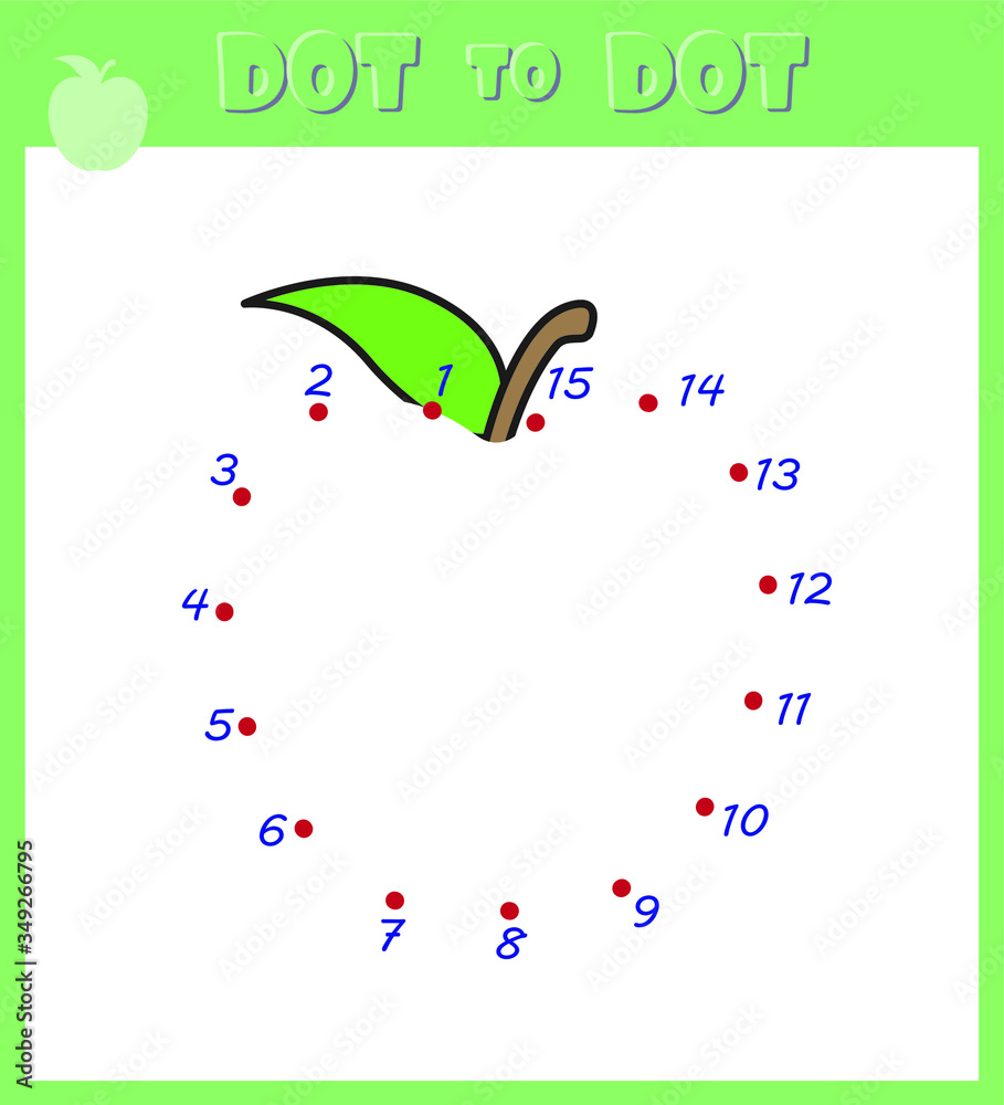 Dot to dot game with numbers, Connect the dots picture puzzle and ...