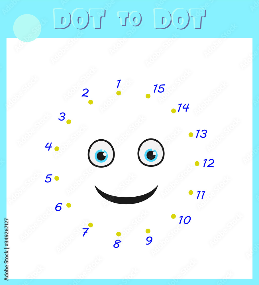 Dot to dot game with numbers, Connect the dots picture puzzle and ...
