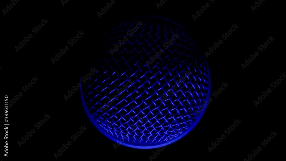 Steel grille background. Shiny metallic dynamic mic grill. The metallic ...