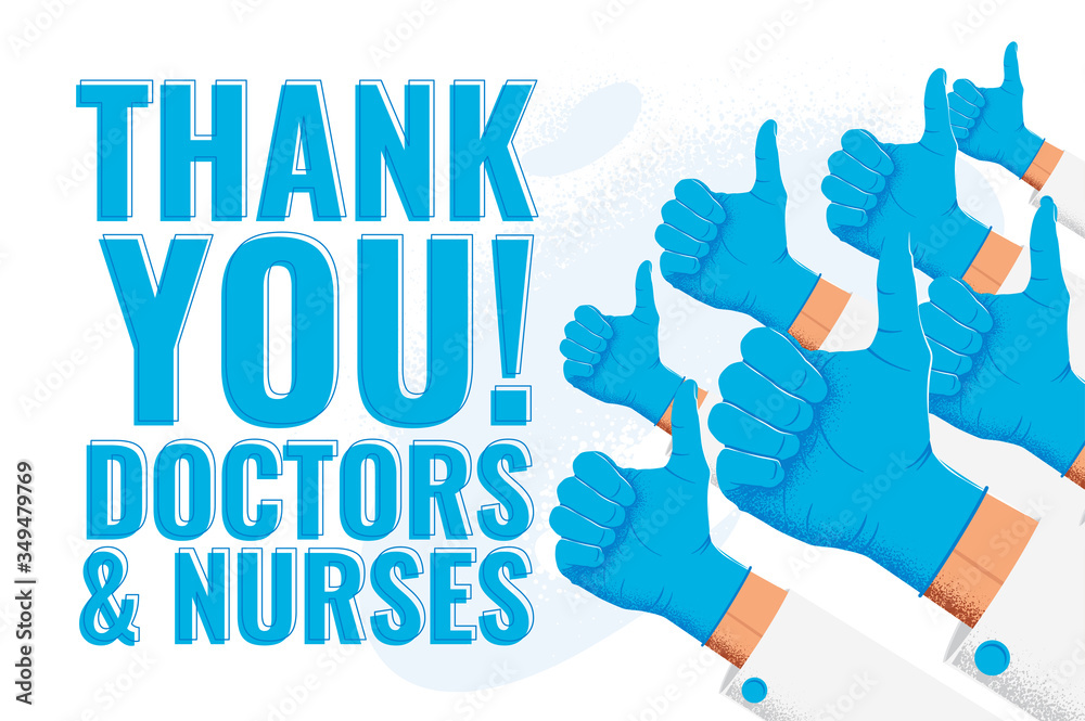 Thank You Doctors and Nurses. Appreciation for Health Care workers ...