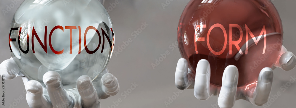 form and function in a balanced life - pictured as words form,function ...