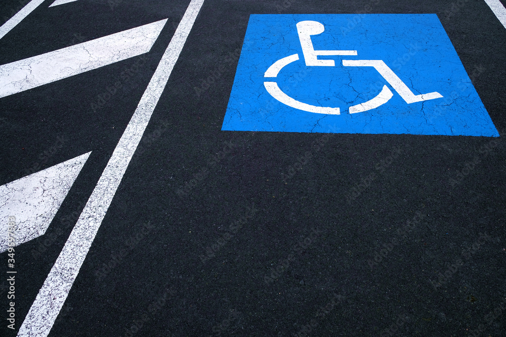 Wheelchair symbol, International Symbol of Access - sign of a person in ...
