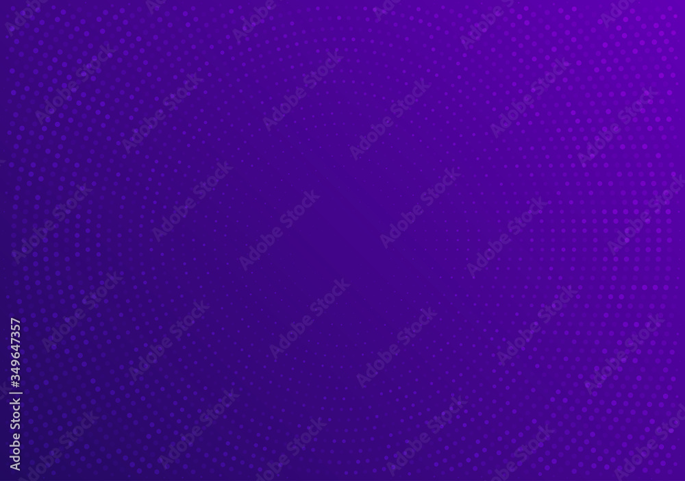 Violet blurred vector background with halftone effect. Smooth blue and ...