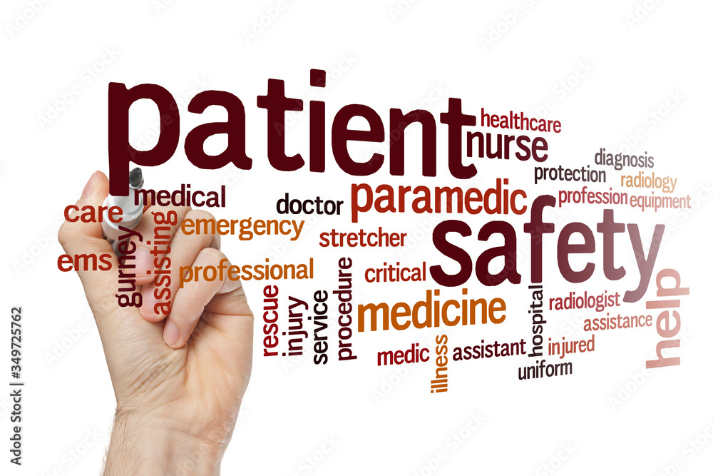 Poster Patient safety word cloud concept – Wall Art | UkPosters