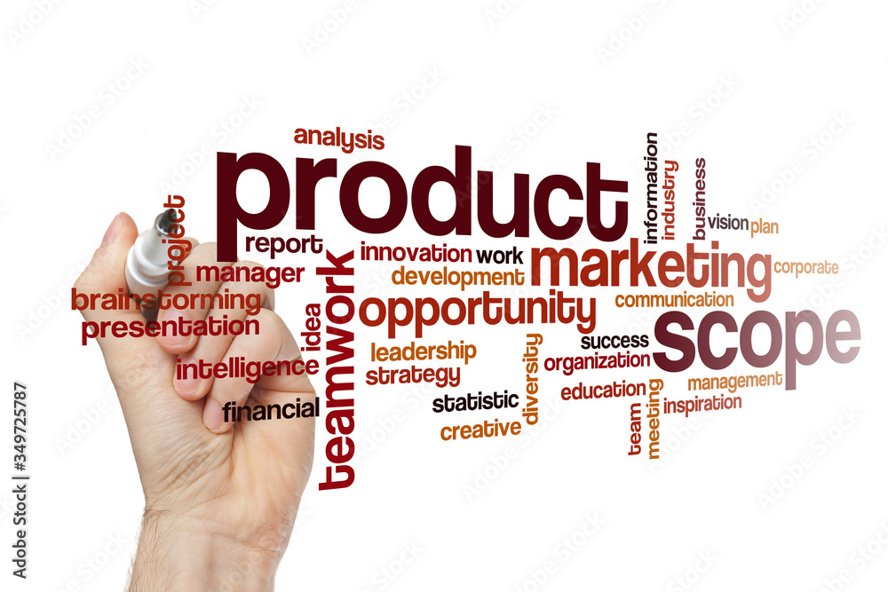 Project scope word cloud concept Stock Photo | Adobe Stock