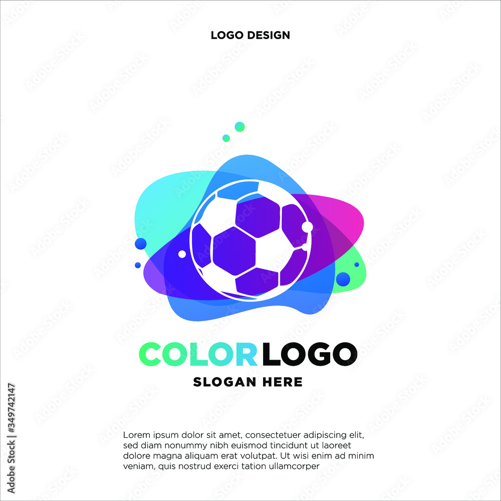 Colorful Ball logo vector, Business logo designs template, design ...