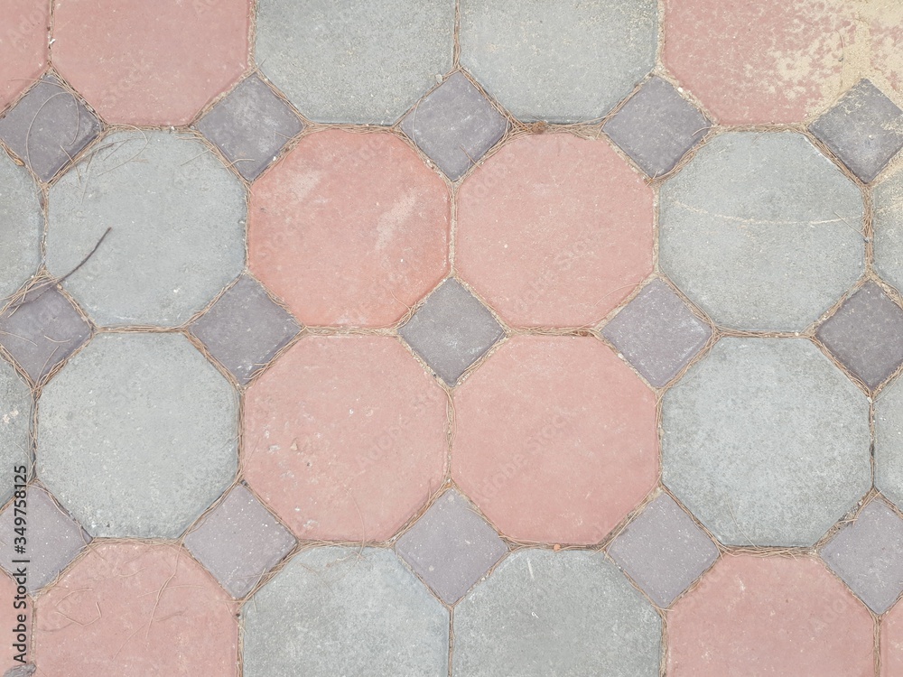 variety shape texture seamless Paver stone regular blocks Stock Photo ...