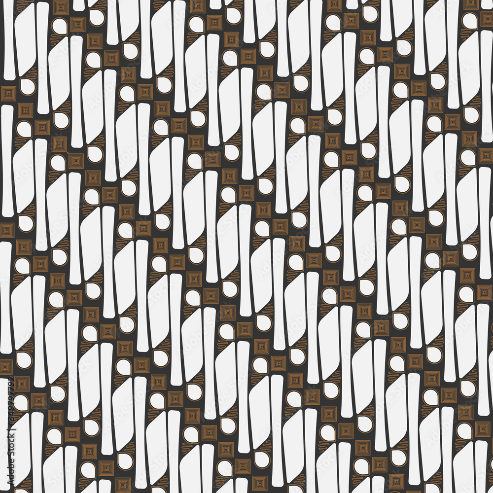 Indonesian traditional motif called "batik parang jawa" vector ...