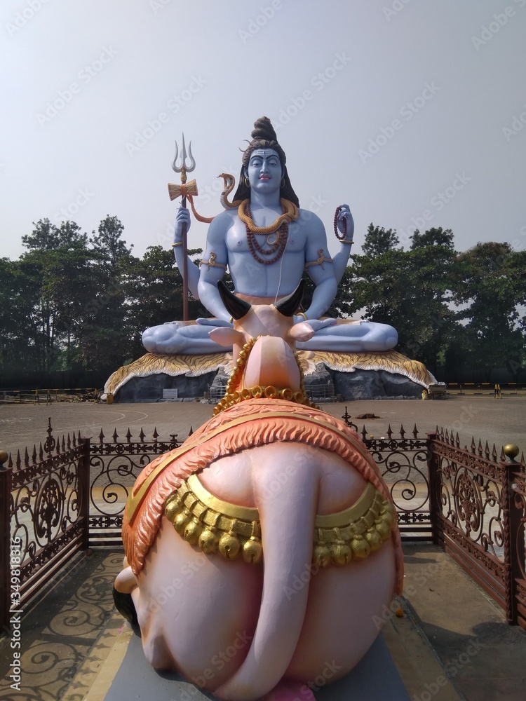 Statue of God Mahakal Stock Photo | Adobe Stock