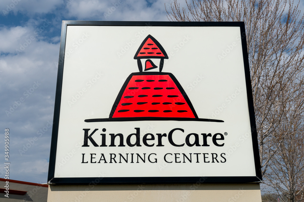 KinderCare Learning Centers Exterior and Trademark Logo Stock Photo ...