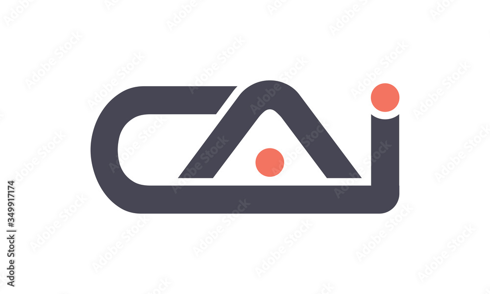 CAI latter logo design and vector templet .. Stock Vector | Adobe Stock