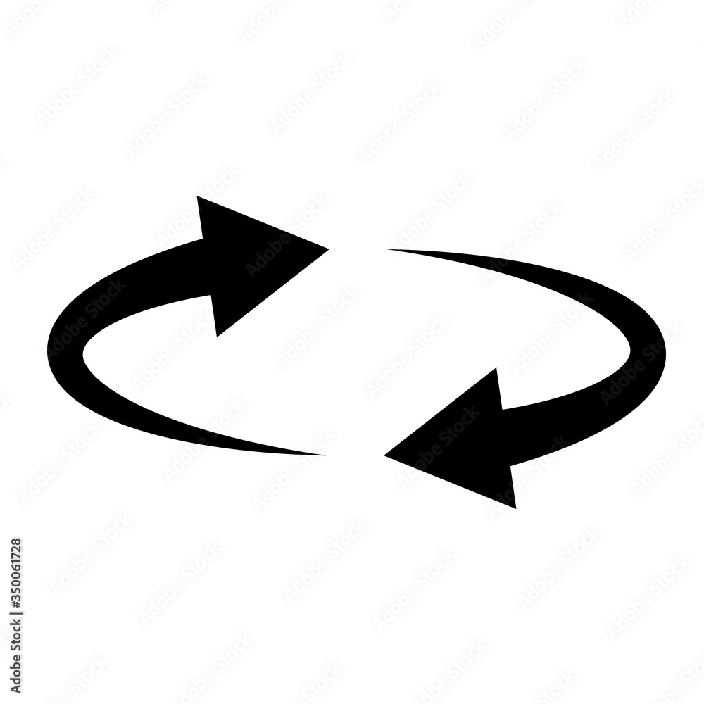 switch icon on white background. flat style. exchange icon for your web ...