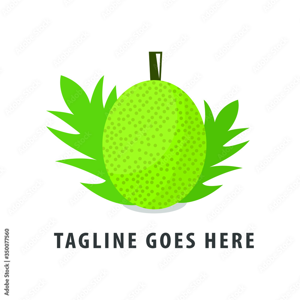 breadfruit logo vector design template. breadfruit symbol icon. fruit ...