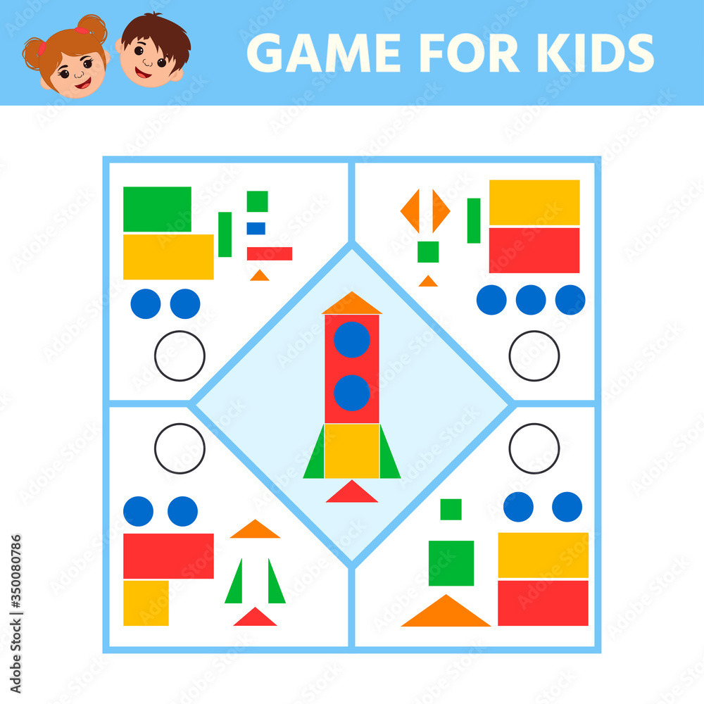Education Logic Game For Preschool Kids For The Development Of Logical