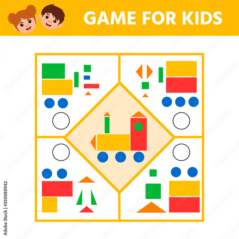 Education logic game for preschool kids for the development of logical ...