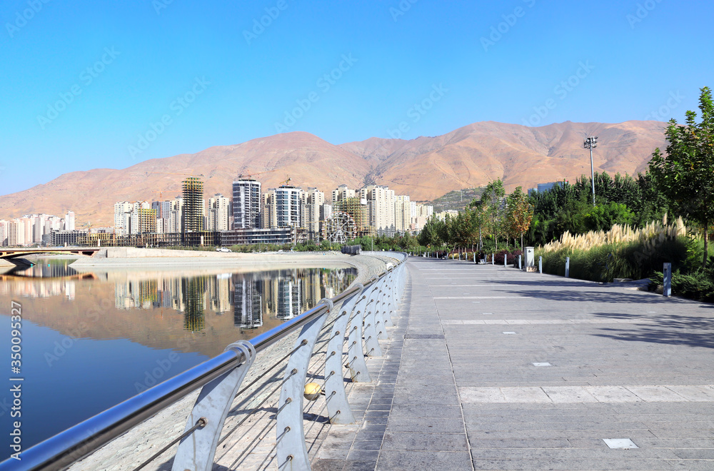 Сonstruction of a modern residential complex, Tehran, Iran Stock Photo ...