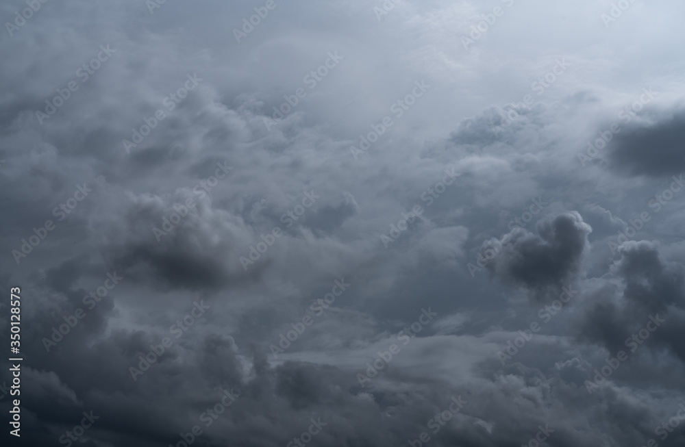 Dark dramatic sky and clouds. Background for death and sad concept ...
