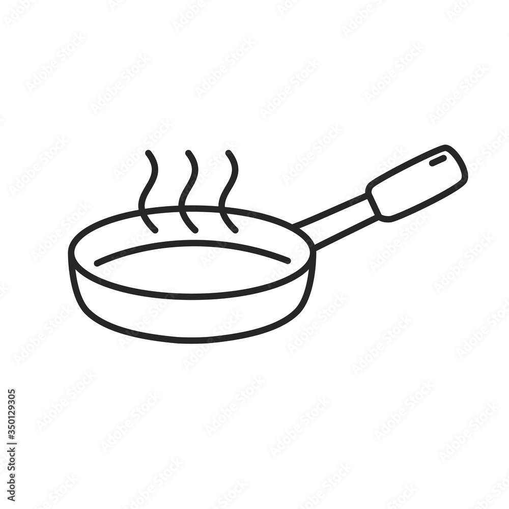 Hot Frying Pan Clipart