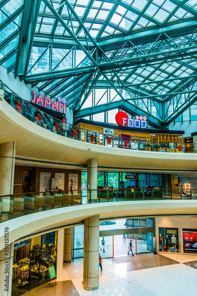 Interior of Suntec City Mall in Singapore Stock Photo | Adobe Stock