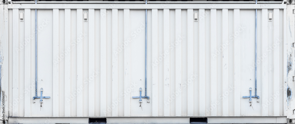 White container texture for background, The surface texture of the ...