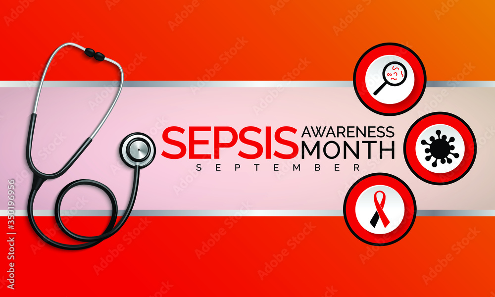 Vector illustration on the theme of Sepsis awareness month observed ...