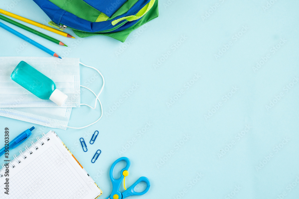 School the new reality global pandemic coronavirus covid-19 to school ...