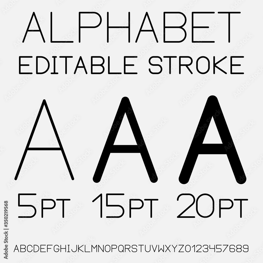 Poster Alphabet english font – Wall Art | UkPosters