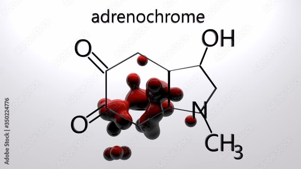 Structural formula of Adrenochrome. Adrenochrome is a chemical compound ...