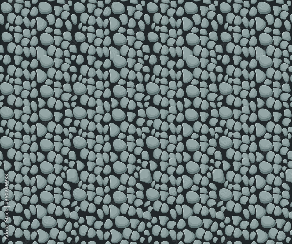 Seamless texture of gray stone. Vector illustration for Ui Game element ...