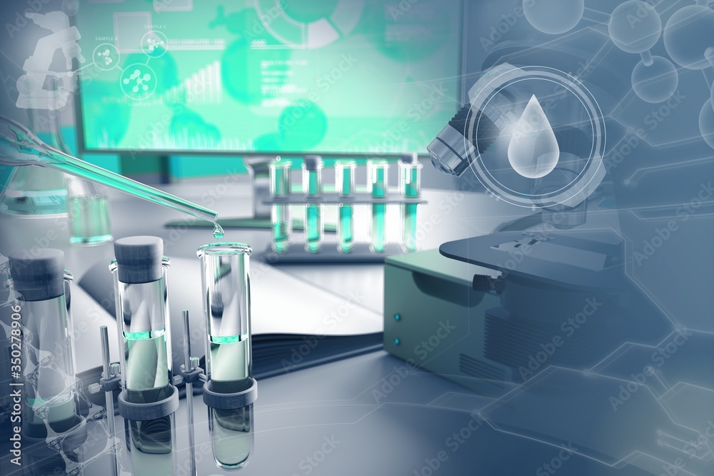 chemical study background or texture, vivid conceptual medical 3D ...