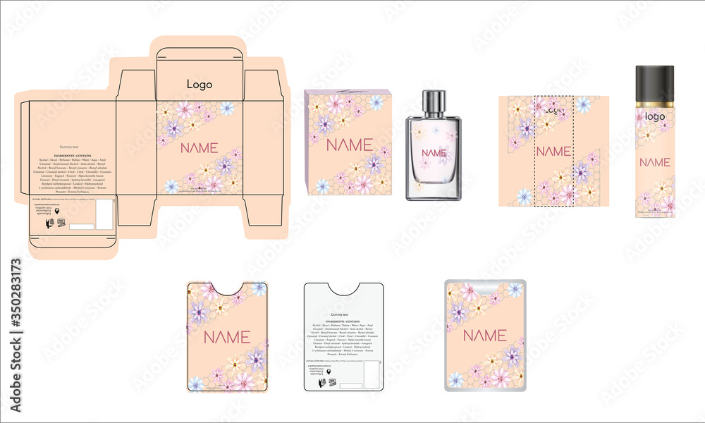 Packaging design, luxury perfume box, pocket perfume and deo design ...